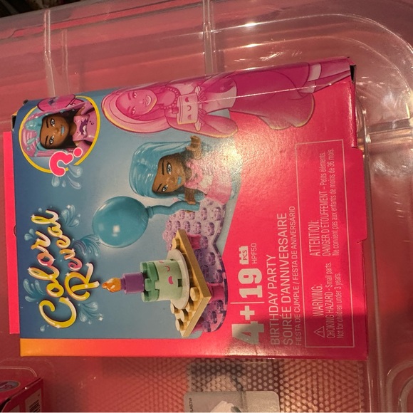 Barbie | Toys | Color Reveal Birthday Party Set Pink And Blue Barbie ...